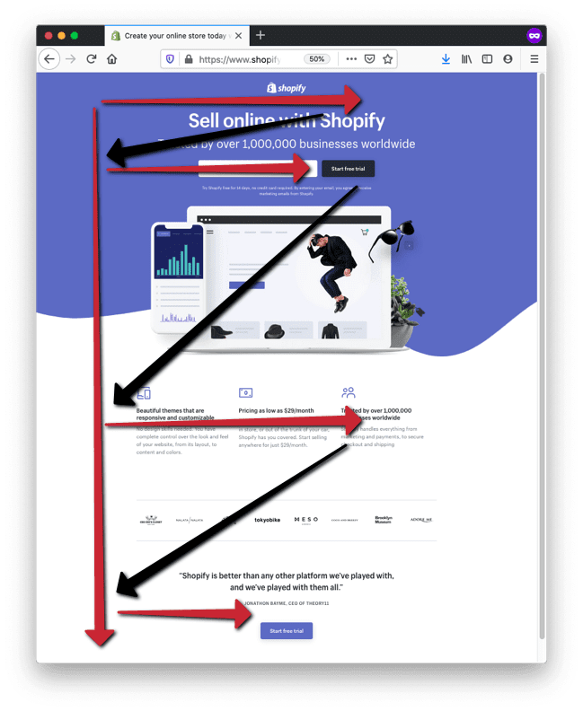 Landing Page Web Design