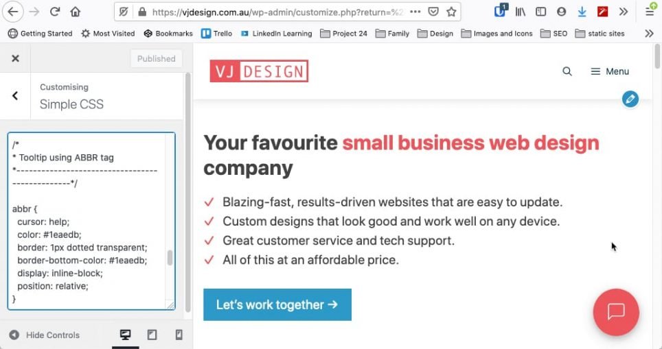 Simple CSS - Add Custom CSS To Your Site